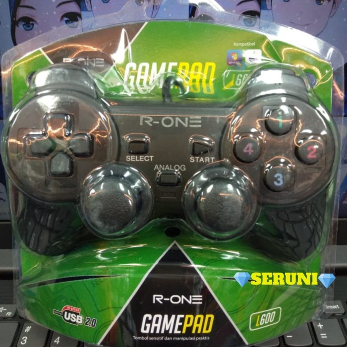 Jual Produk Eksklusif STICK PS USB LAPTOP GAMEPAD PC SINGLE HITAM R-ONE ...