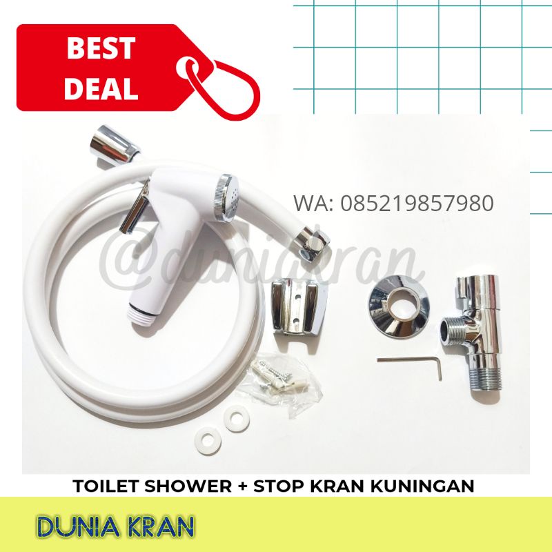 Jual PAKET HEMAT TOILET SHOWER + KRAN / JET SHOWER SET | Shopee Indonesia