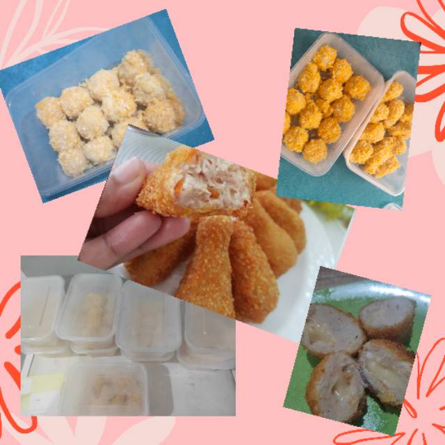 Jual Nugget ayam sayur homemade isi keju mozarella lumer dan bentuk ...