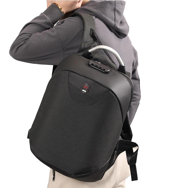 Jual Import Antitheft password lock backpacks USB intelligent laptop ...