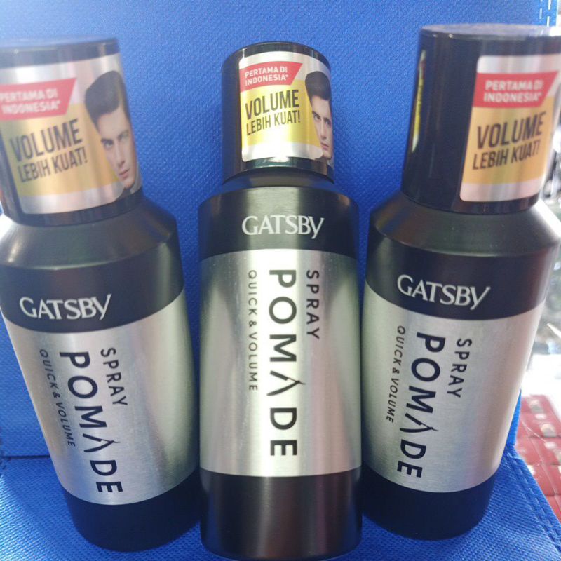 Jual GATSBY SPRAY POMADE (QUICK & VOLUME) 150ml | Shopee Indonesia