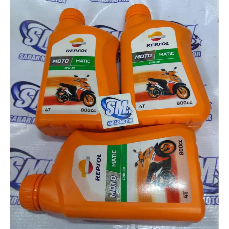 Jual oli mesin repsol moto matic 4T 10W-30 | Shopee Indonesia