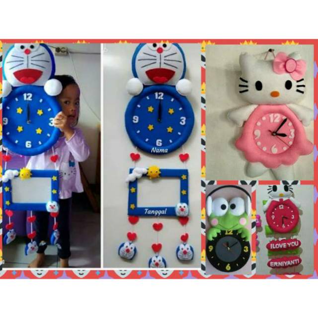Jual JAM DINDING FREE DESIGN DAN NAMA | Shopee Indonesia