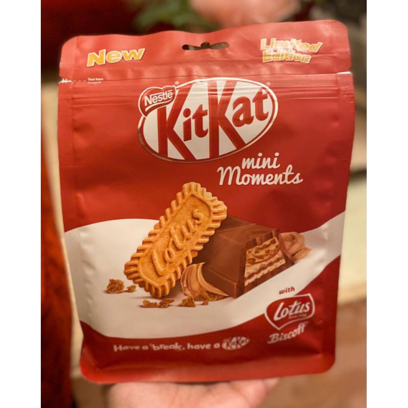 Jual Kitkat Lotus Mini Moments Limited Edition with Speculos Biscoff ...