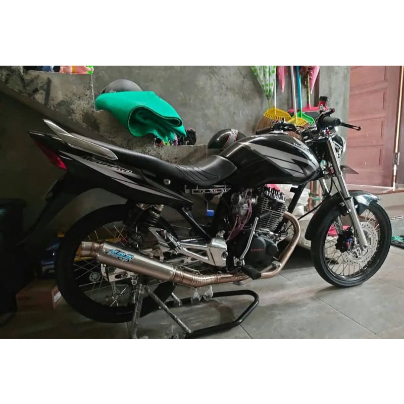 Jual KNALPOT DOS MUFFLER HONDA MEGAPRO SILINCER BULAT | Shopee Indonesia