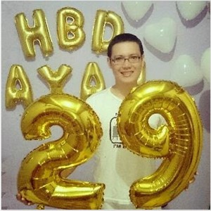 Jual Balon Foil Angka 0-9 Warna Gold Ballon Number Large Uk 80cm 32 ...