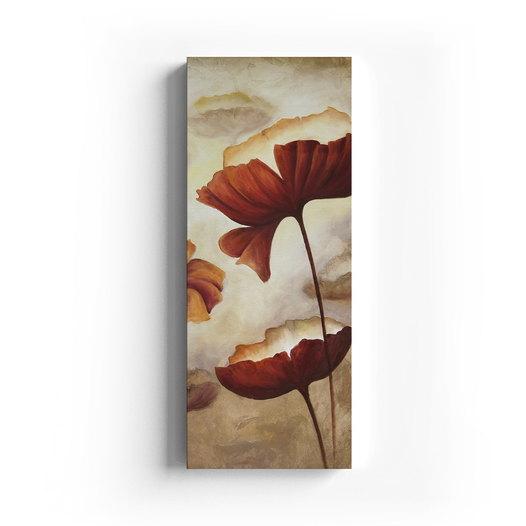 Jual Lukisan Panel Bunga Teratai Nuansa Klasik - Lukisan Bunga Bali ...