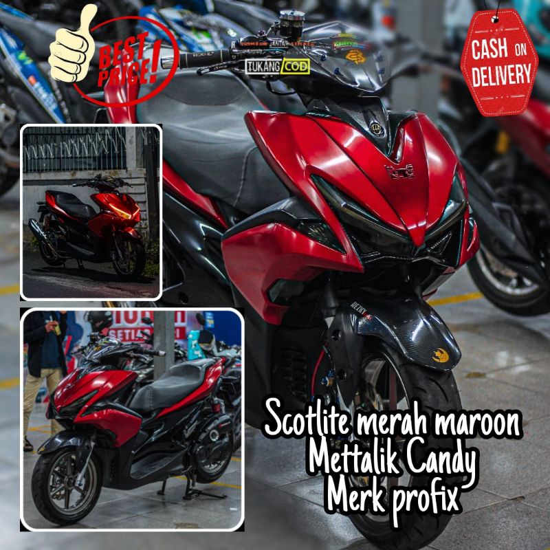 Jual Sticker skotlet metalic candy untuk motor interior mobil metalik ...