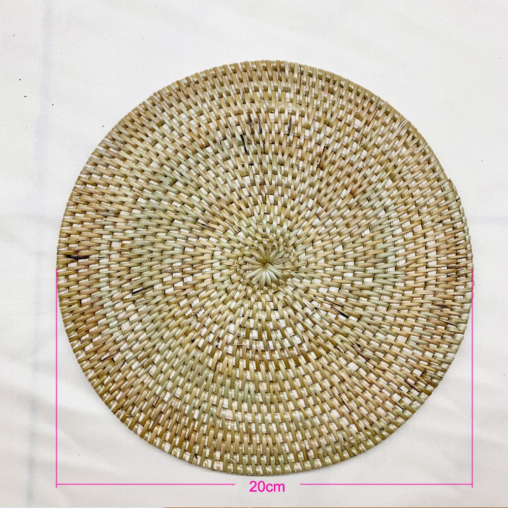 Jual Alas Piring Rotan | Tatakan Piring Rotan | Placemat Rotan | Shopee ...