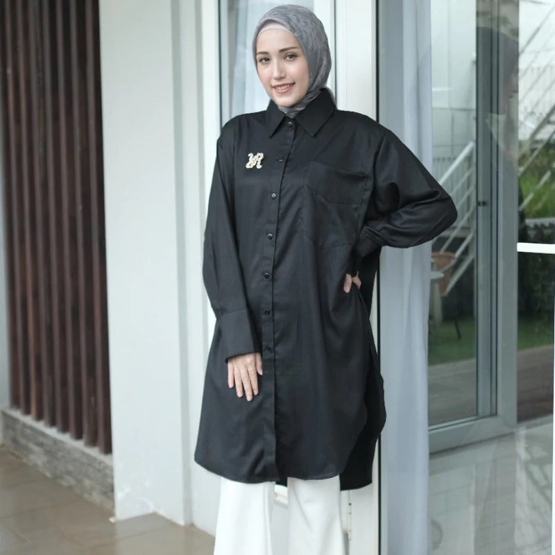 Jual ATASAN KEMEJA OVERSIZE - Tasya Top oversized by Radwah Original ...