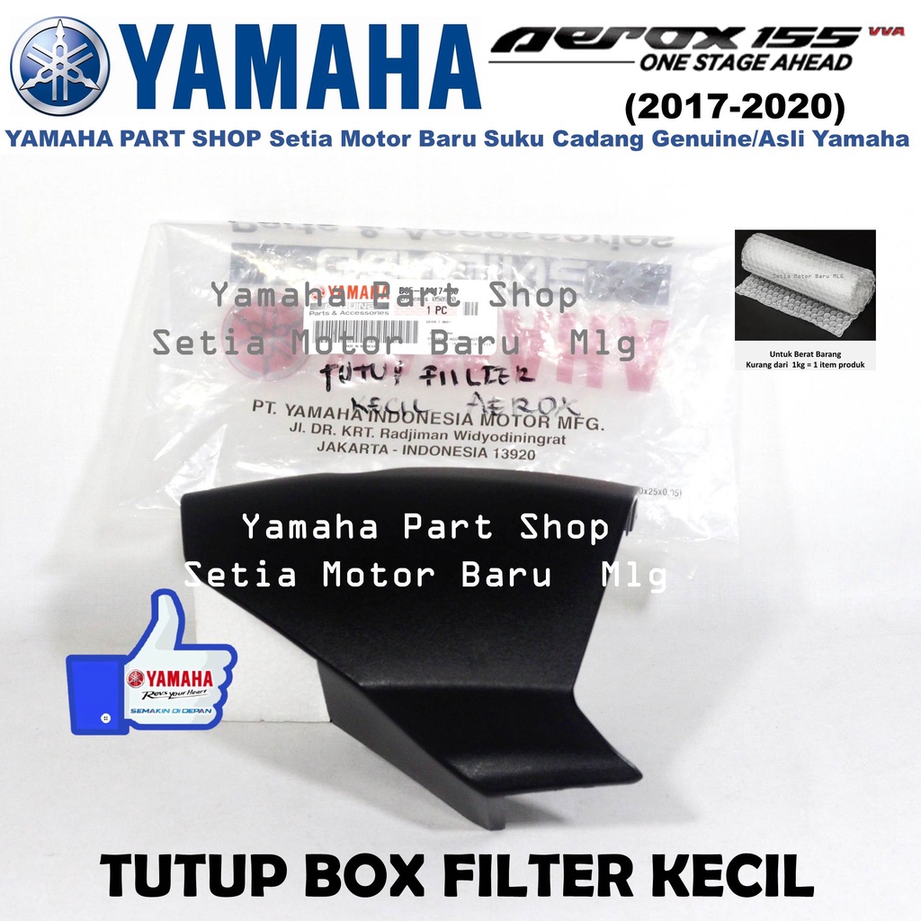 Jual Tutup Cover Box Filter Air Udara Kecil Aerox Old 155 Vva B65 Asli ...