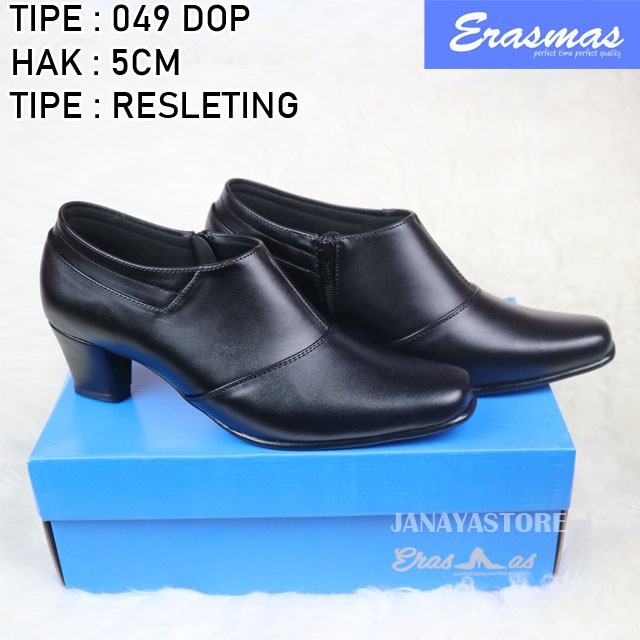Jual Sepatu PDL Sus 049 Erasmas Resleting ANGKLE BOOT Polwan Kowad ...
