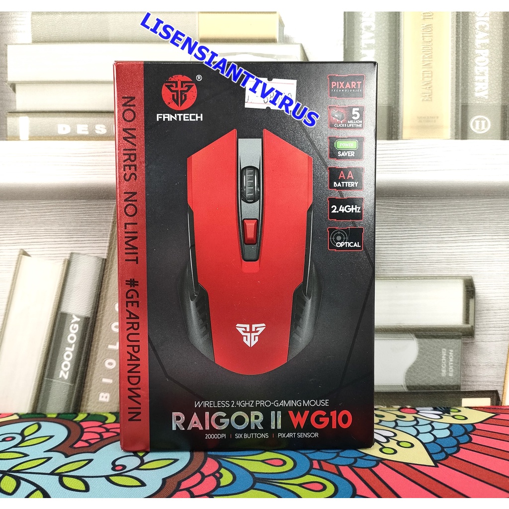 Jual Fantech RAIGOR II WG10 Gaming Mouse Wireless Best Buy | Shopee ...