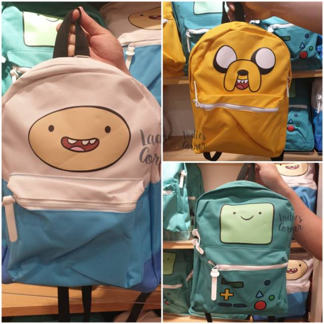 Jual ADVENTURE TIME BACKPACK MINISO TAS PUNGGUNG RANSEL ANAK SEKOLAH ...