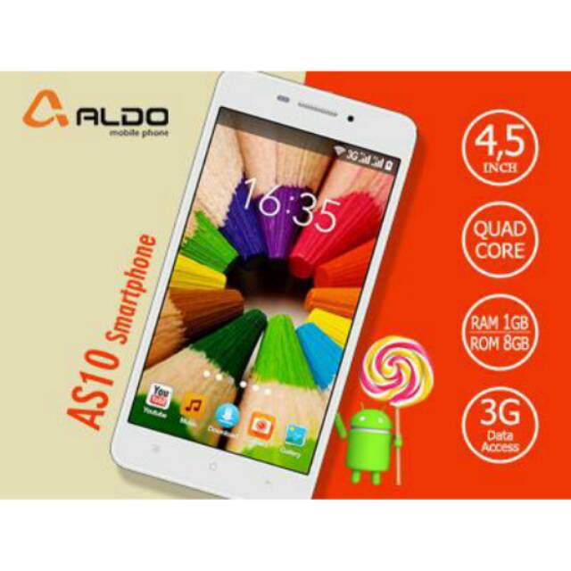 Jual HP ALDO AS-10 / AS10 / AS 10 SMARTPHONE 8GB RAM 1GB || GARANSI 1 ...
