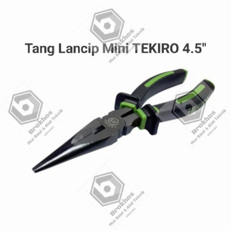 Jual TANG LANCIP MINI 4.5" INCH TANK LONG NOSE PLIERS TEKIRO | Shopee Indonesia