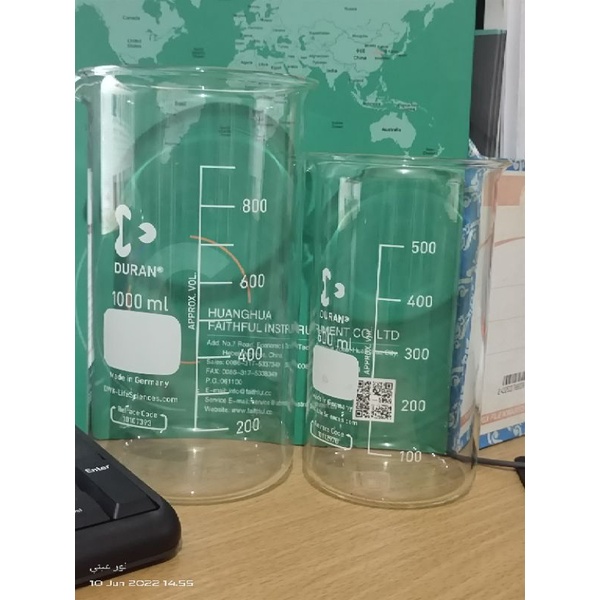 Jual Beaker glass 1000 ml DURAN Gelas Piala 1 Liter | Shopee Indonesia