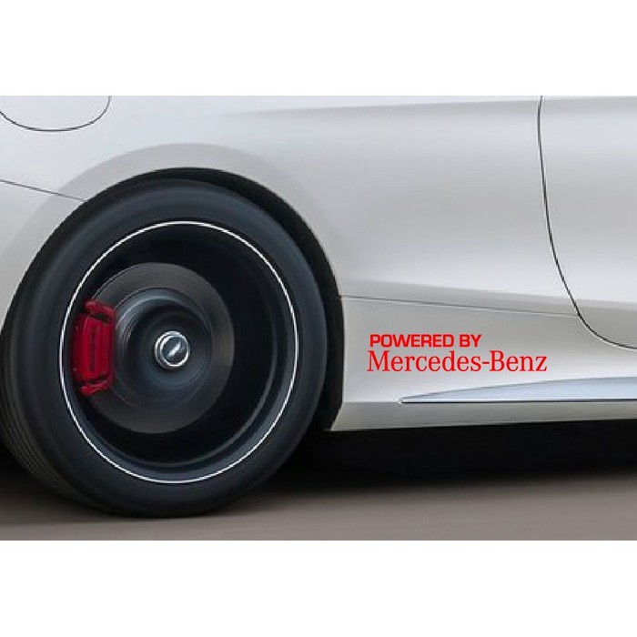 Jual Sticker Powered by Mercedes Benz | Shopee Indonesia