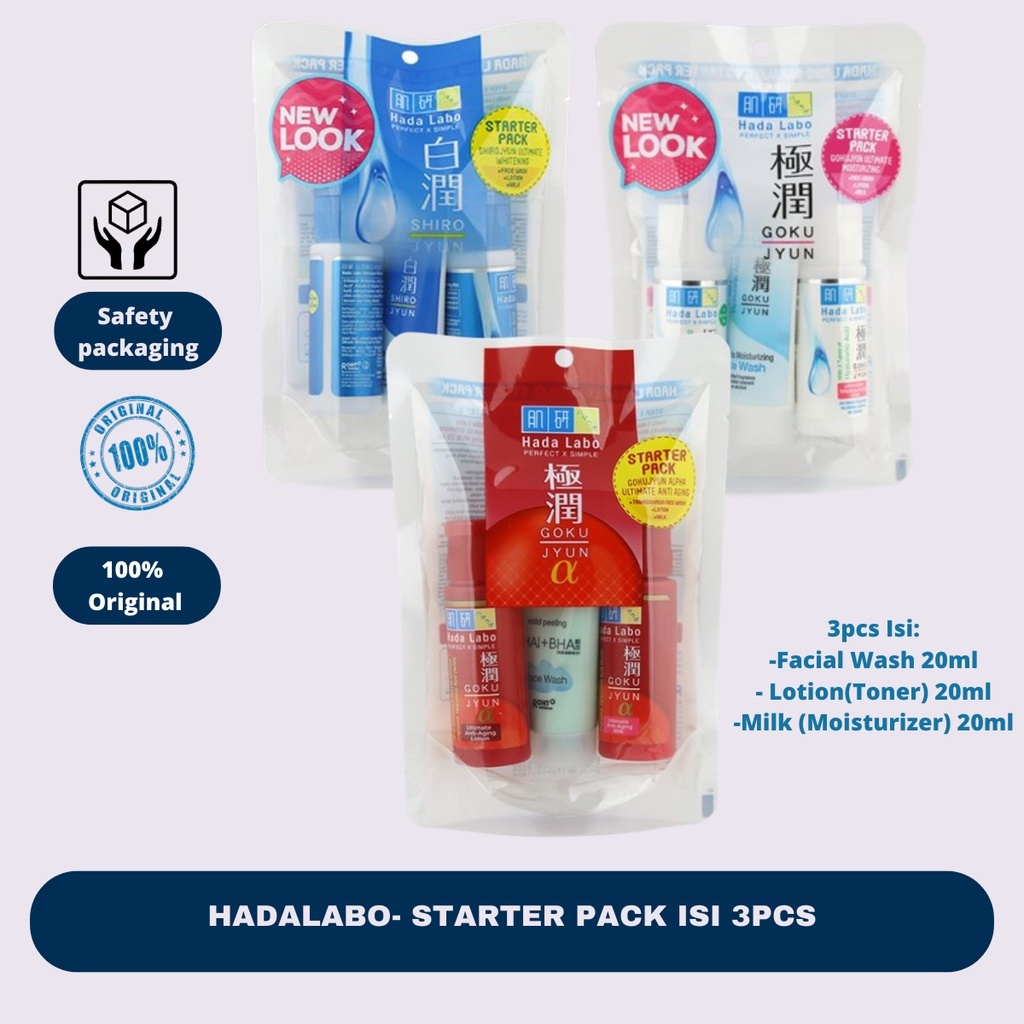 Jual Hada Labo Starter Pack / Paket Hadalabo | Shopee Indonesia