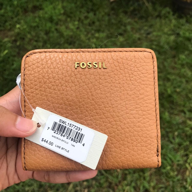 Jual Fossil Madison Bifold Tan | Shopee Indonesia