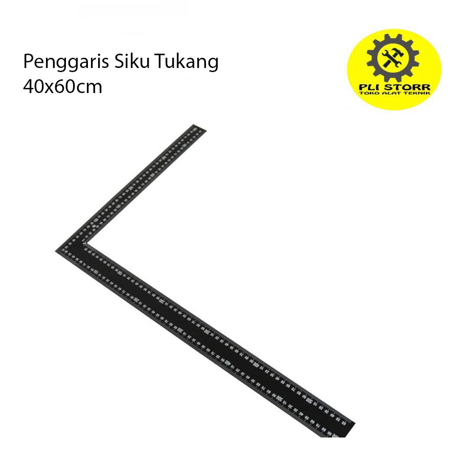 Jual Penggaris Siku Tukang 40x60cm - Penggaris Siku L Besar 16x24inch ...