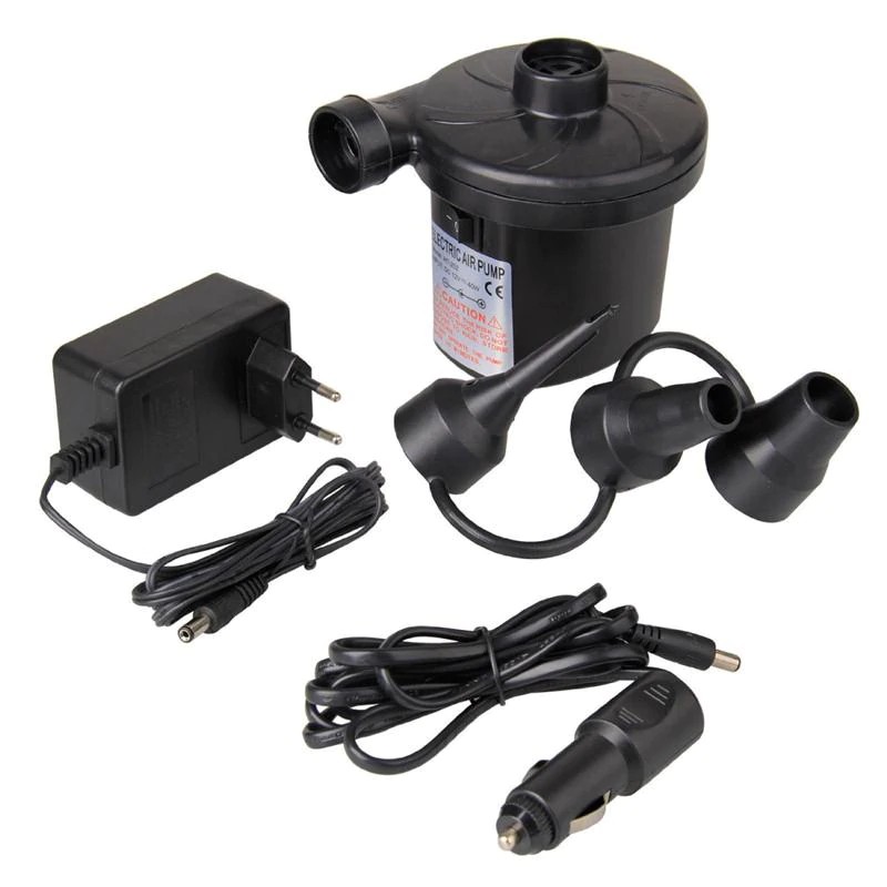 Jual EU Plug Electric Air Pump DC12V/AC230V Inflate Deflate Pumps Car ...