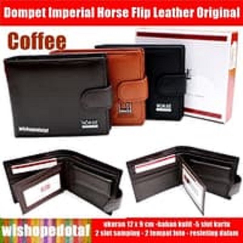 Jual Lalisa Dompet Horse Pria Kulit Imperial Flip murah | Shopee Indonesia