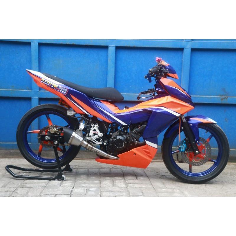 Jual EXHAUST SISTEM SHIJIRO RACING TYPE REVOLVER MX KING / SONIC 150R ...