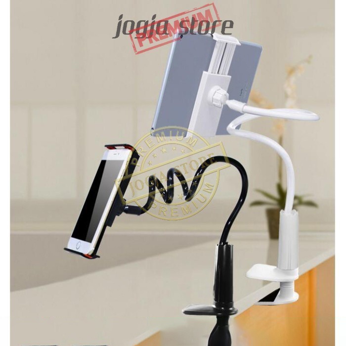 Jual Lazy Pod Arm Universal Holder Tablet-HP Lazypod with Klip 360 ...