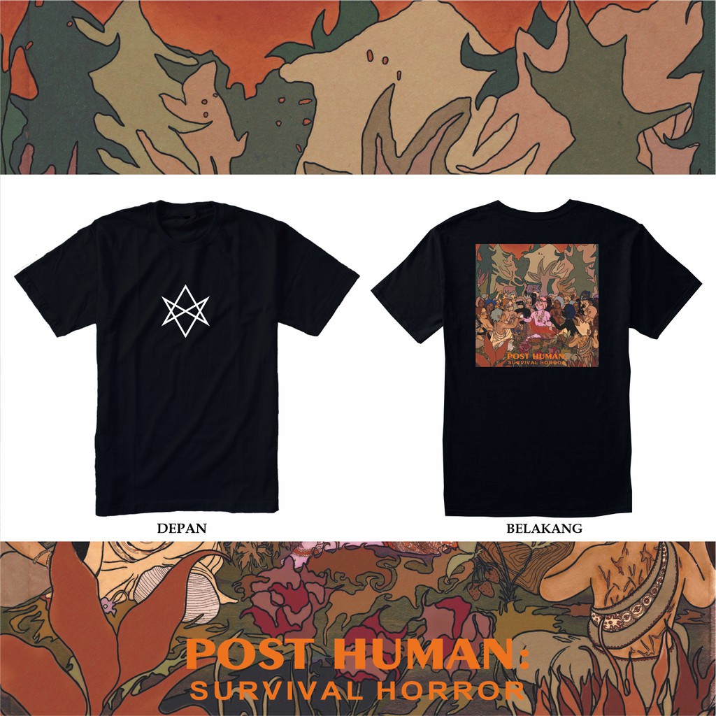 Jual [COD] Kaos Band BMTH Bring Me The Horizon Post Human Survival Horror Album Unisex depan ...