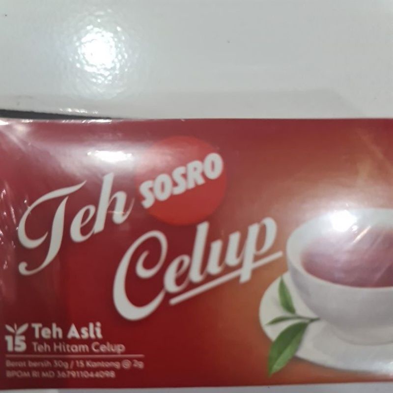 Jual Teh sosro kotak 15 kantong | Shopee Indonesia