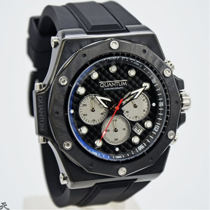 Jual Jam Tangan Pria Quantum HNG704 Silver Rubber Karet Original Murah ...