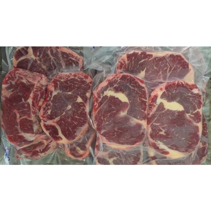 Jual Steak Daging Sapi Ribeye Steak 1kg Rib Eye Steak Cuberoll