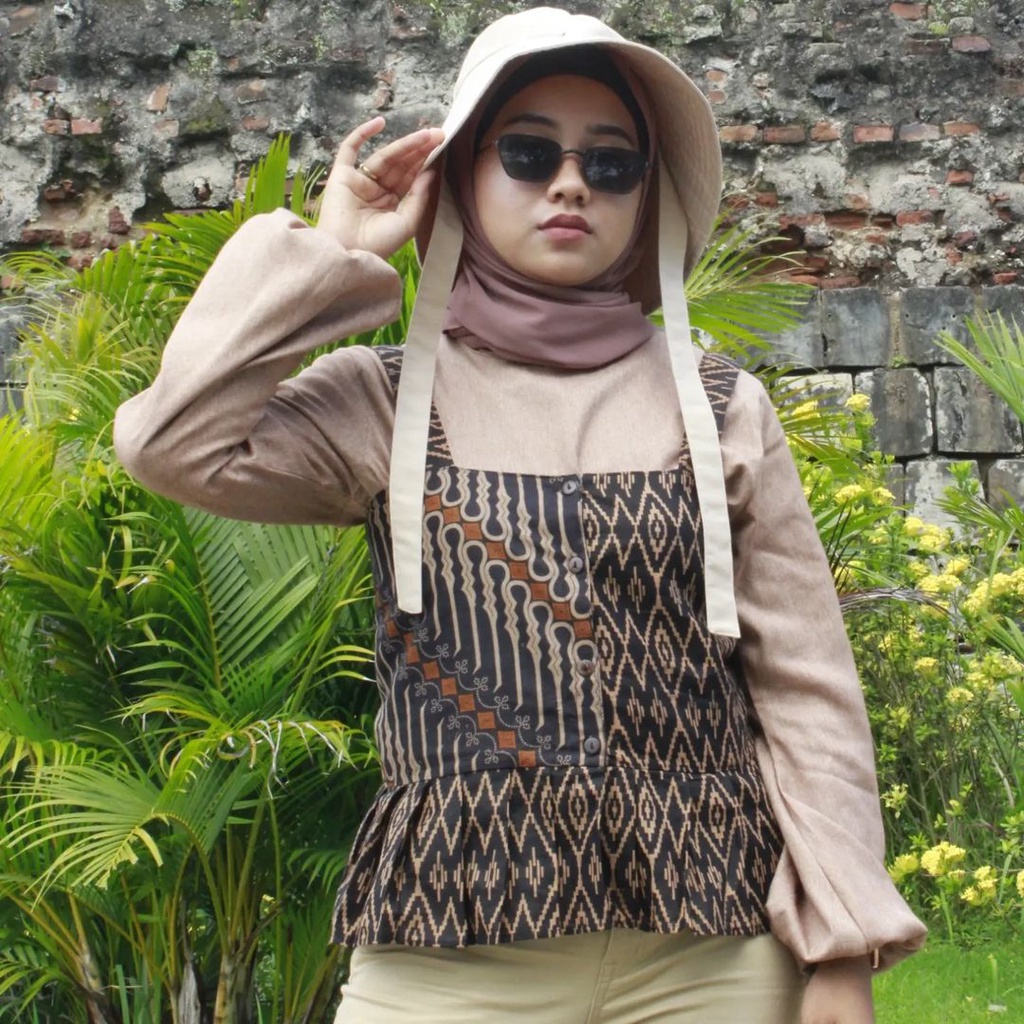 Jual OLLYFWEAR TANKTOP BATIK VEST BATIK IXORA A READYSTOCK | Shopee ...