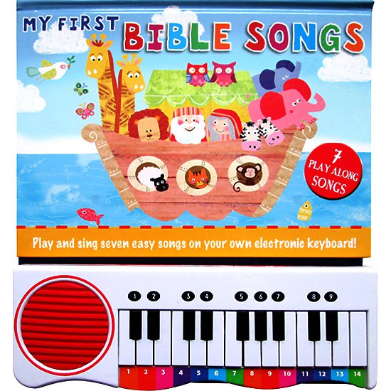 Jual BUKU ANAK My First Bible Songs Piano Board Book (with 7 play along ...