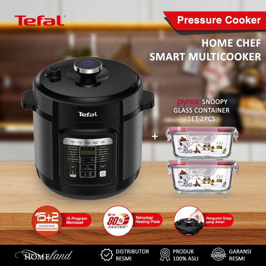 Jual Tefal Home Chef Smart CY601 - Pressure Cooker / Slow Cooker ...