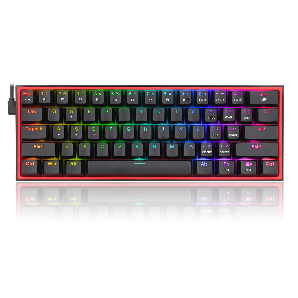 Jual Redragon Mechanical Wireless Gaming Keyboard 60% BLACK FIZZ ...