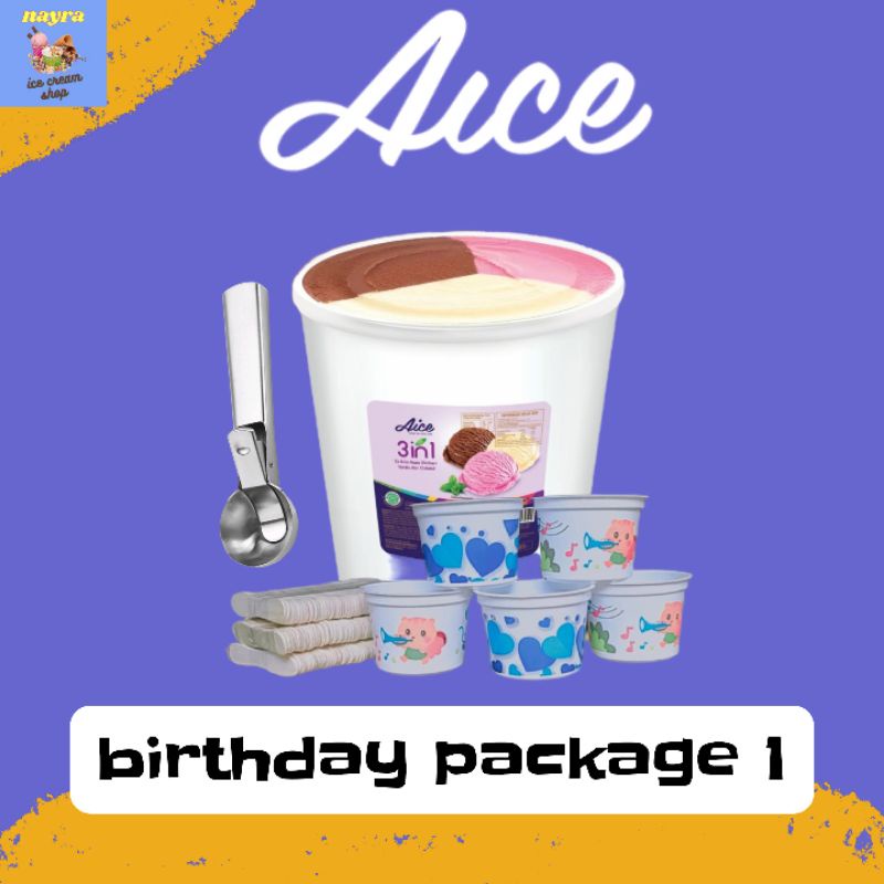 Jual Aice ice cream paket ultah 8L | Shopee Indonesia