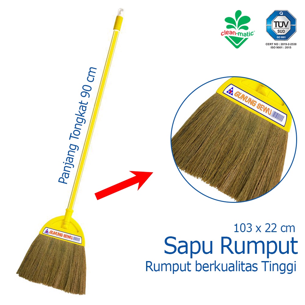 Jual Sapu Rumput Sapu Taman Sapu Halaman Cleanmatic Gunung Sewu 201198 ...