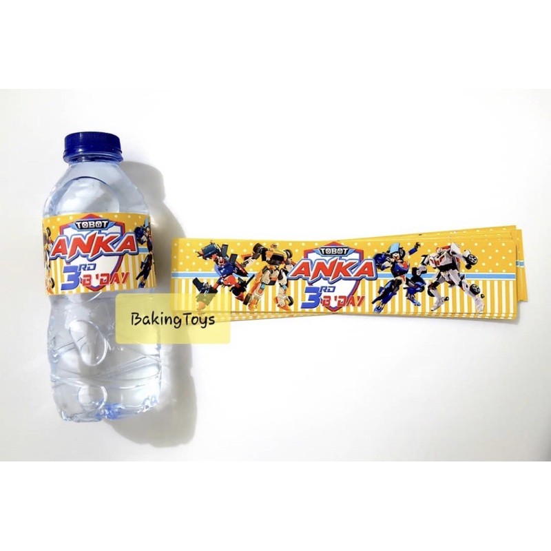 Jual Custom Label Aqua Botol 330ml / Label Dessert Table Birthday ...