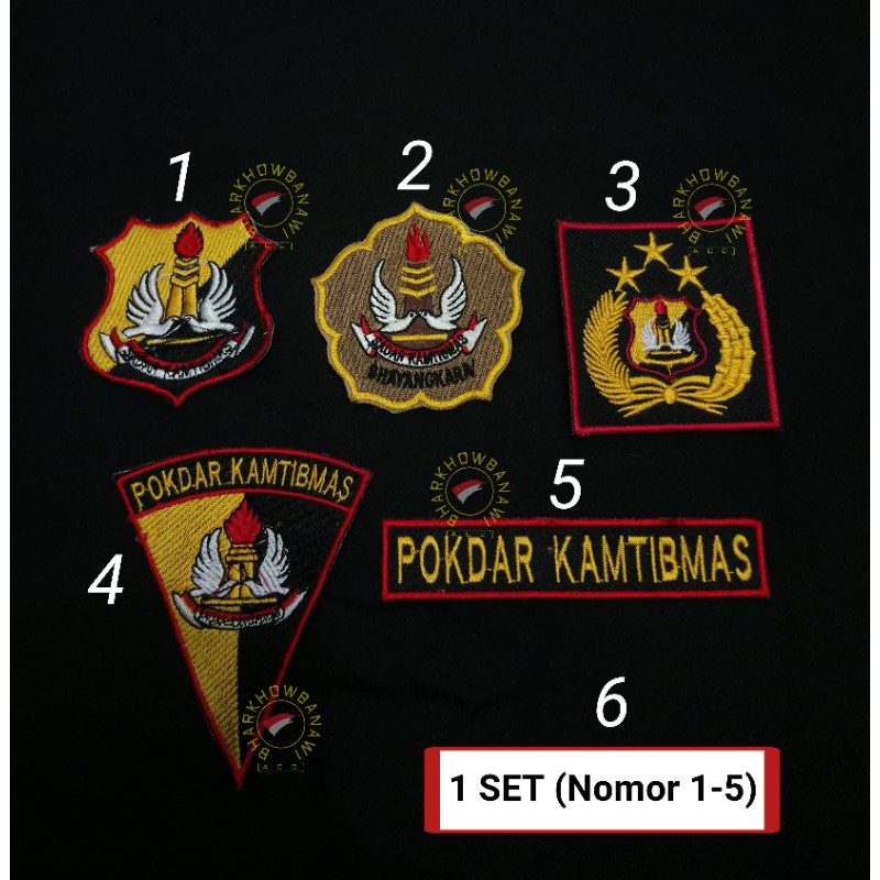 Jual LOGO POKDAR KAMTIBMAS BORDIR ATRIBUT BORDIR POKDAR KAMBTIBMAS ...