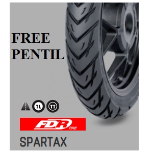 Jual Ban FDR Tubeless 90/90-14 Spartax Free Pentil Ban Matic Ring 14 ...