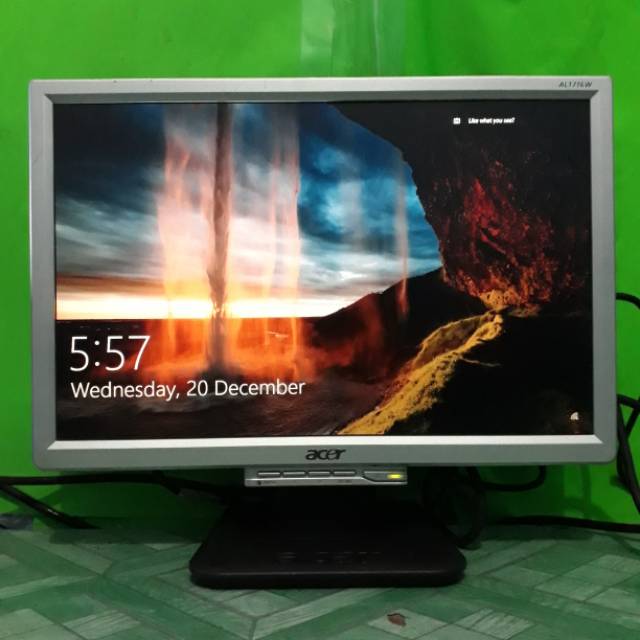Jual LCD Monitor Komputer Acer 17inch wide AL1716W | Shopee Indonesia