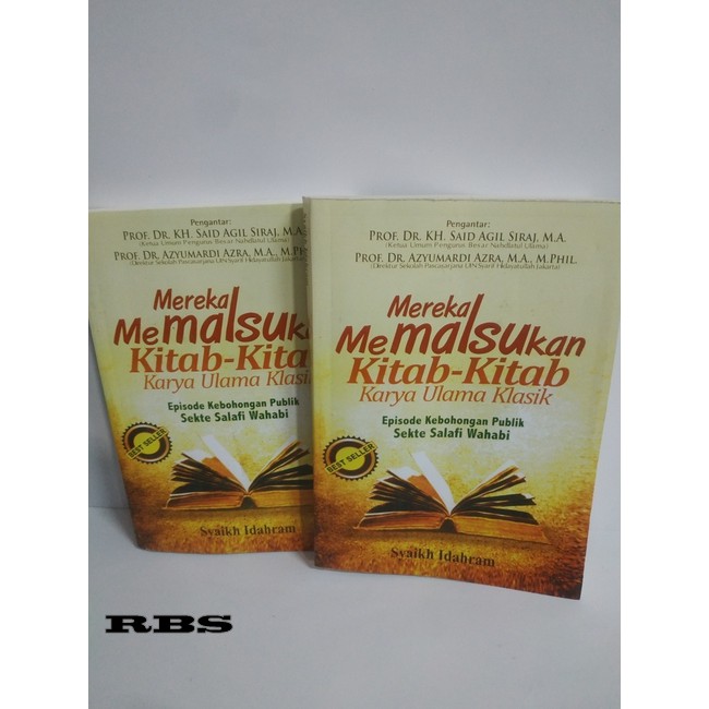 Jual MEREKA MEMALSUKAN KITAK KITAB KARYA ULAMA KLASIK | Shopee Indonesia