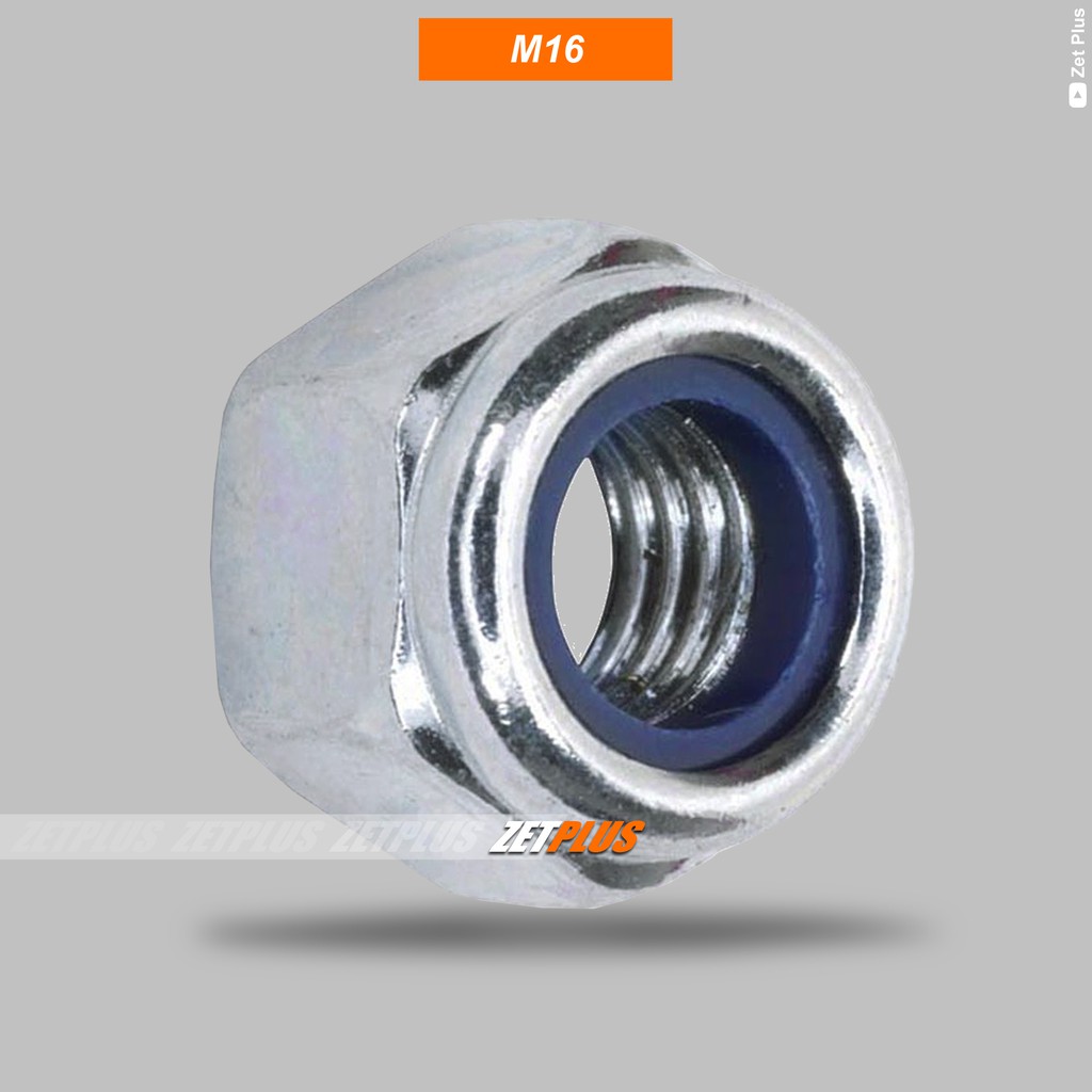 Jual MUR LOCK NUT NYLON M16 (kunci 24)/ lock nut/ baut plastik/ baud ...