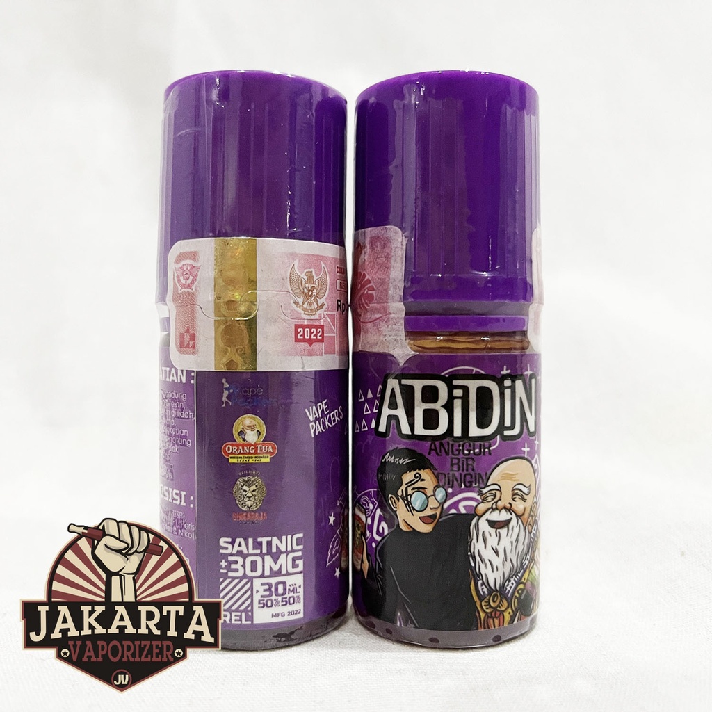 Jual [SALT] ABIDIN ANGGUR DINGIN SALTNIC 30ML BY VAPEPACKERS X OT ...