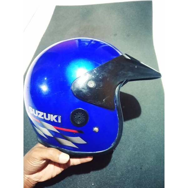 Jual HELM SUZUKI BIRU | Shopee Indonesia