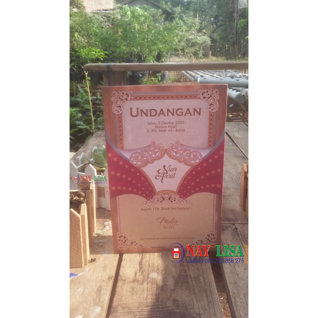 Jual Undangan Pernikahan / Undangan Nikah / Undangan Khitan / Undangan ...