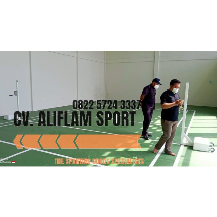 Jual FREE ONGKIR + FREE NET Tiang Net Bulutangkis Portable RTB-P02 Roda ...