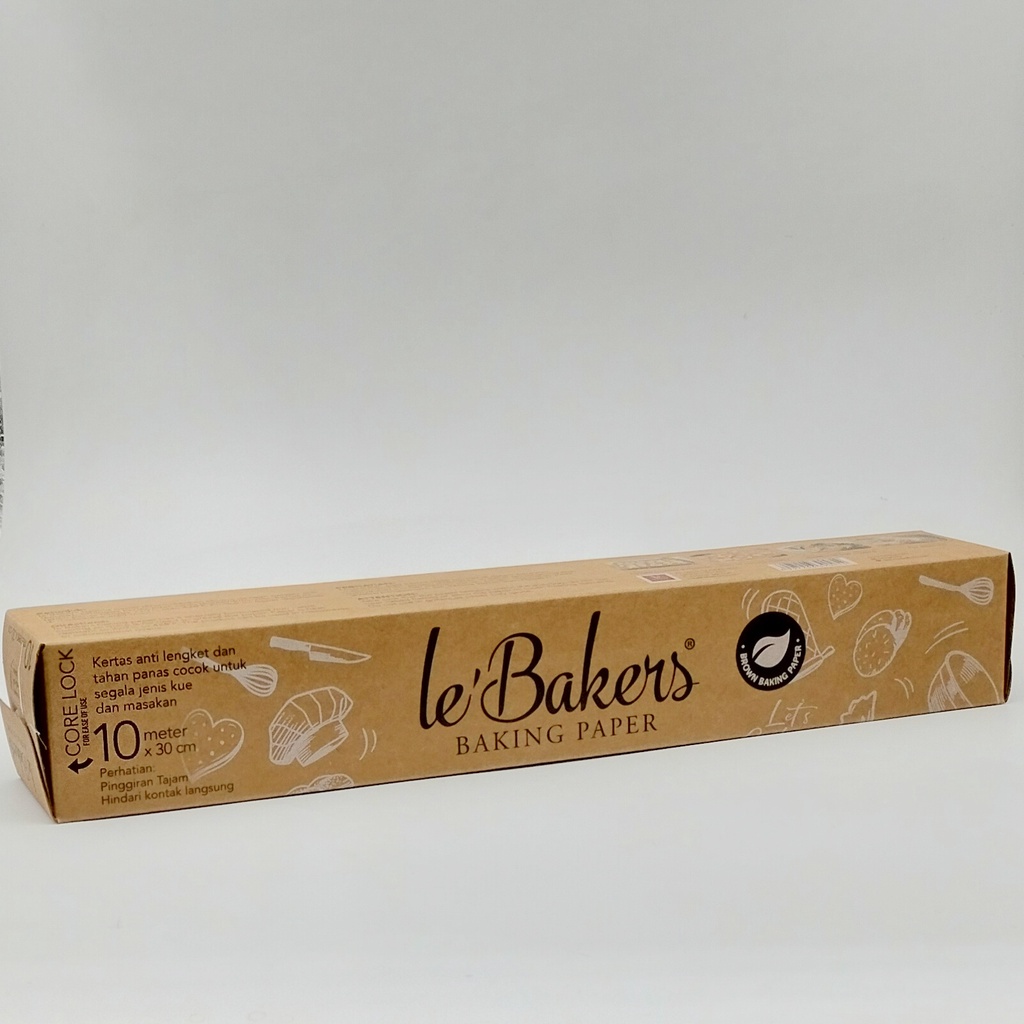 Jual Le Bakers Brown Kertas Baking Paper 30cm x 10 m | Shopee Indonesia